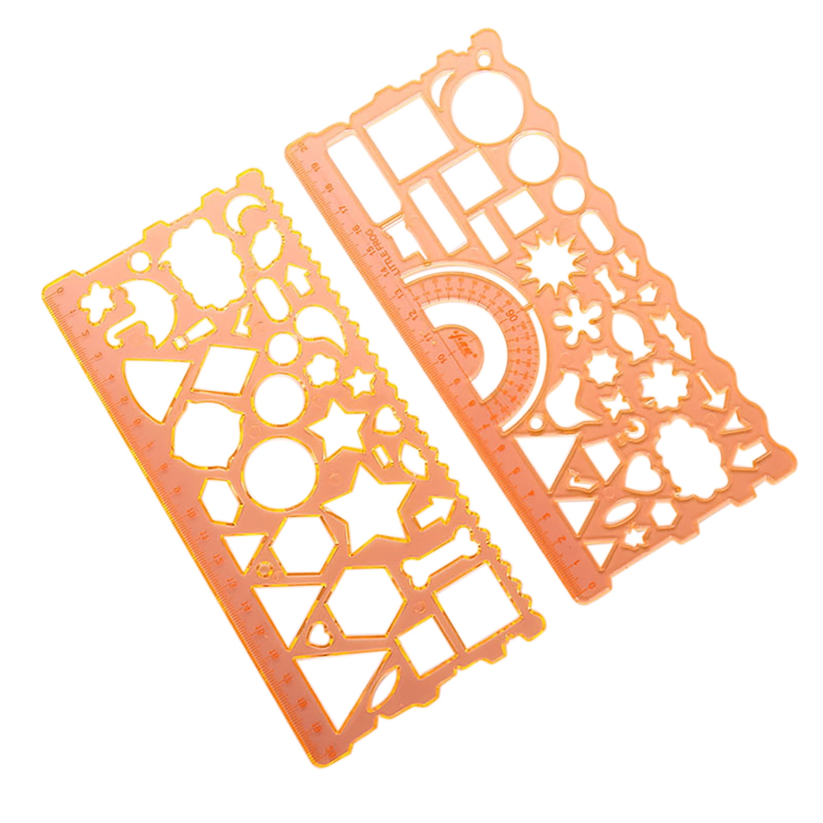 OAVQHLG3B Geometric Drawing Template Stencils Drawing Rulers , Multi ...