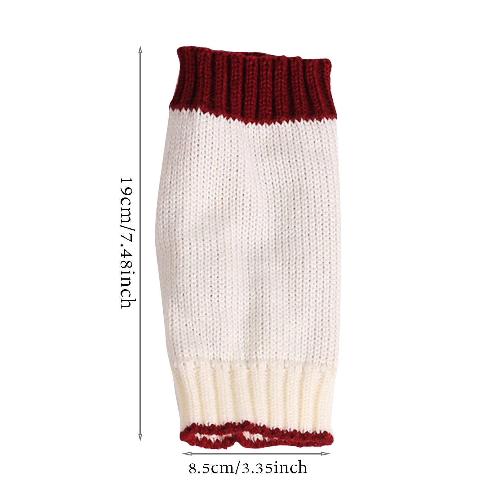 OAVQHLG3B Gloves Women Girl Knitted Arm Fingerless Keep Warm Winter ...