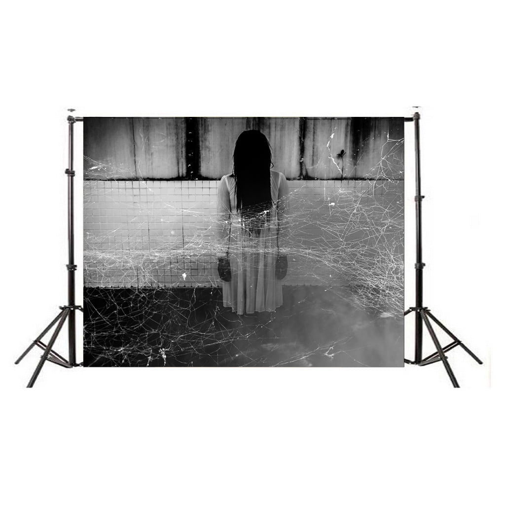 OAVQHLG3B Halloween Backdrop Pumpkin Lantern Ghost Birthday Party ...