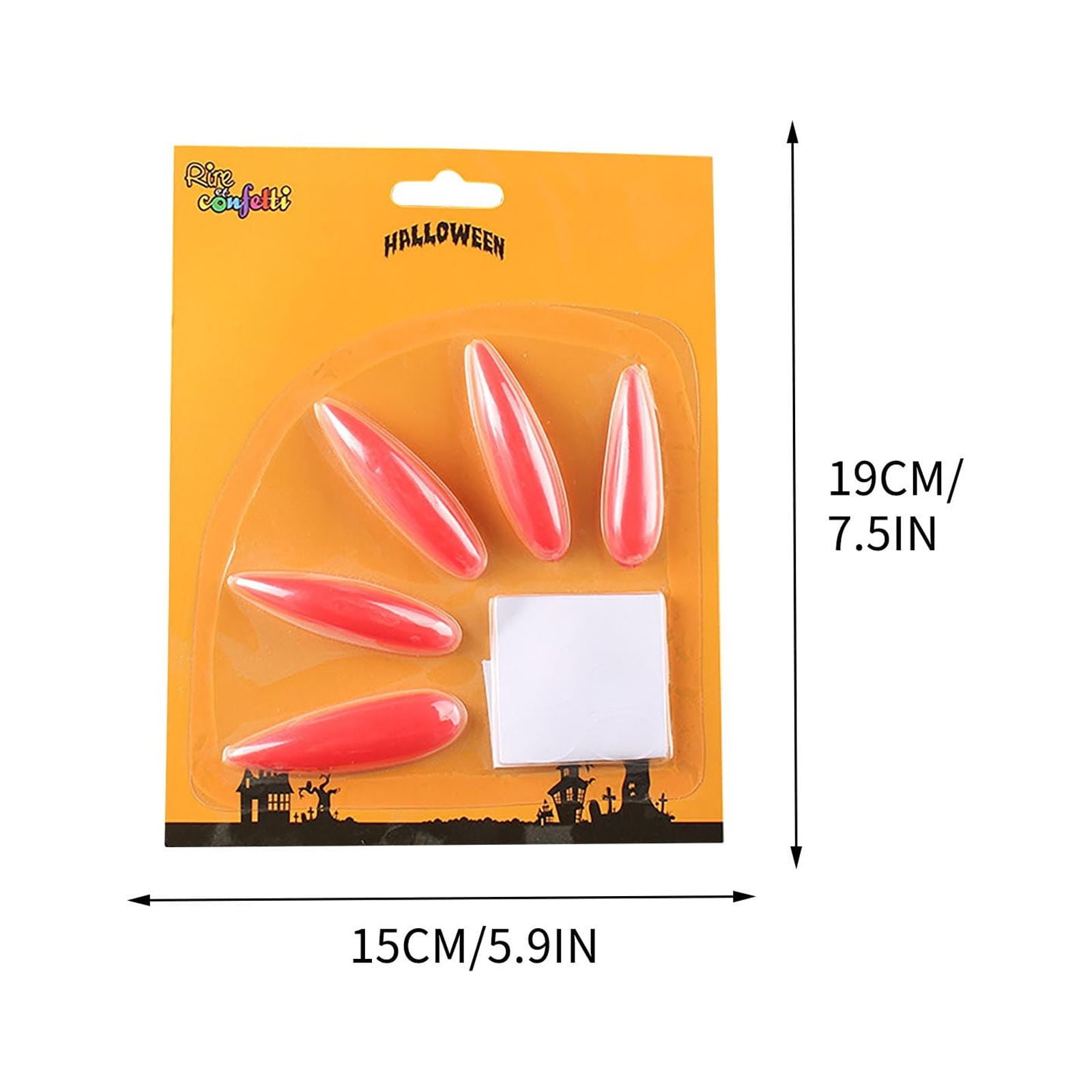 OAVQHLG3B Halloween Decorations Fashion Nail Witch Nail, Ghost House ...