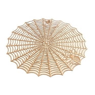 Halloween Glossy Purple Spider Web Vinyl CutOut Placemat Spiderweb ...