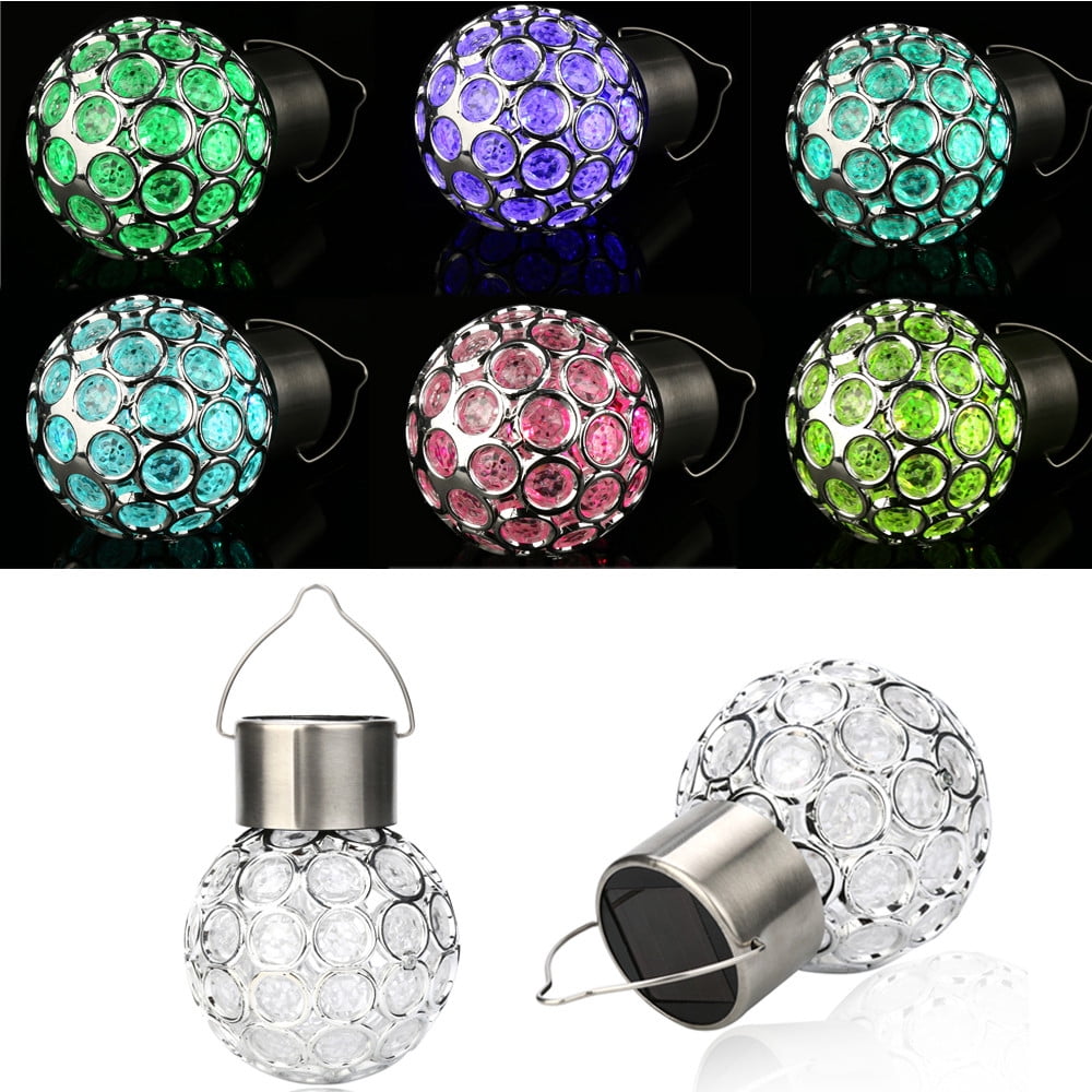 OAVQHLG3B Hanging Outdoor Solar Lights Waterproof Solar Rotatable ...