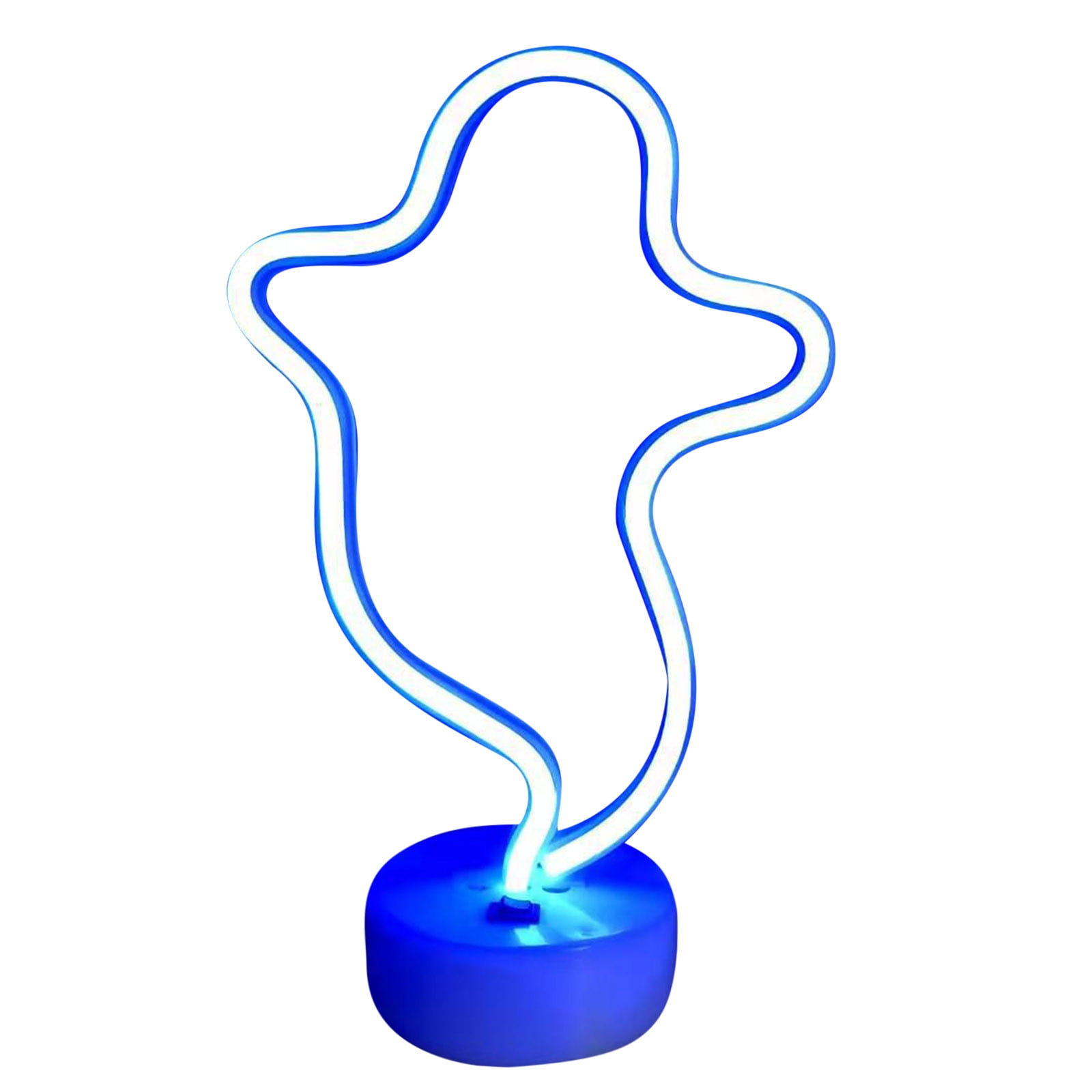 OAVQHLG3B LED Neon Bat Lights, Bat Shape Ghost Pumpkin Neon Signs Night ...