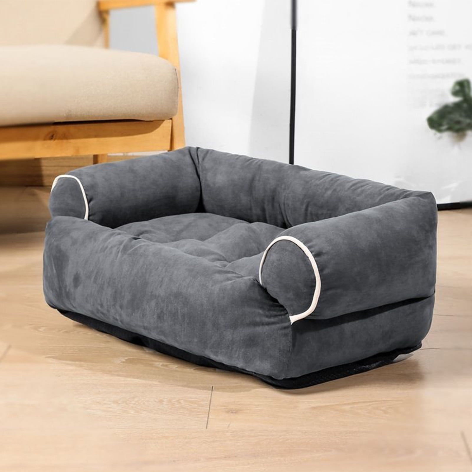 OAVQHLG3B RectangleDog Bed for Large Medium Small Dogs, Orthopedic Dog ...