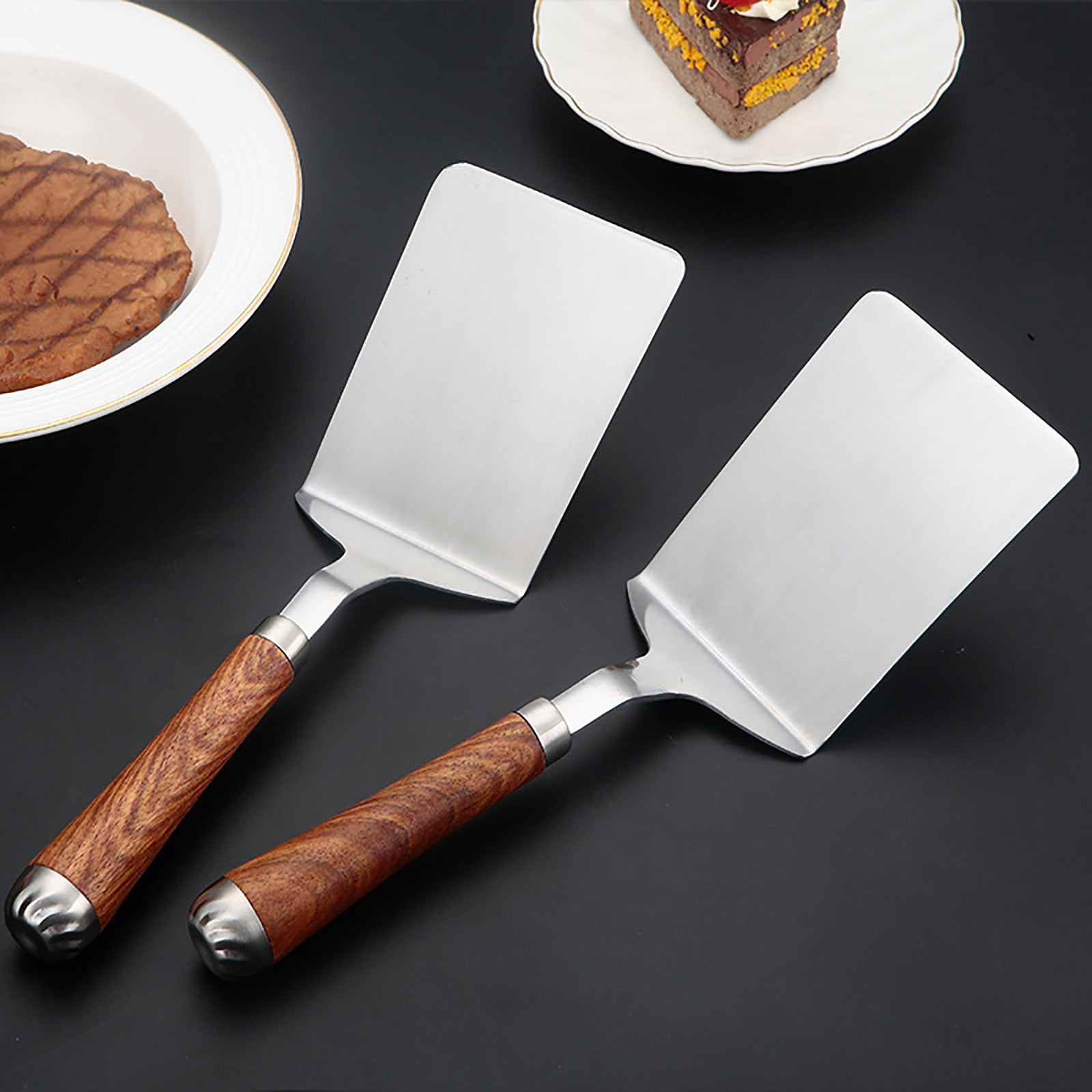 OAVQHLG3B Stainless Steel Spatula Turner,Duty Metal Griddle Spatula for ...