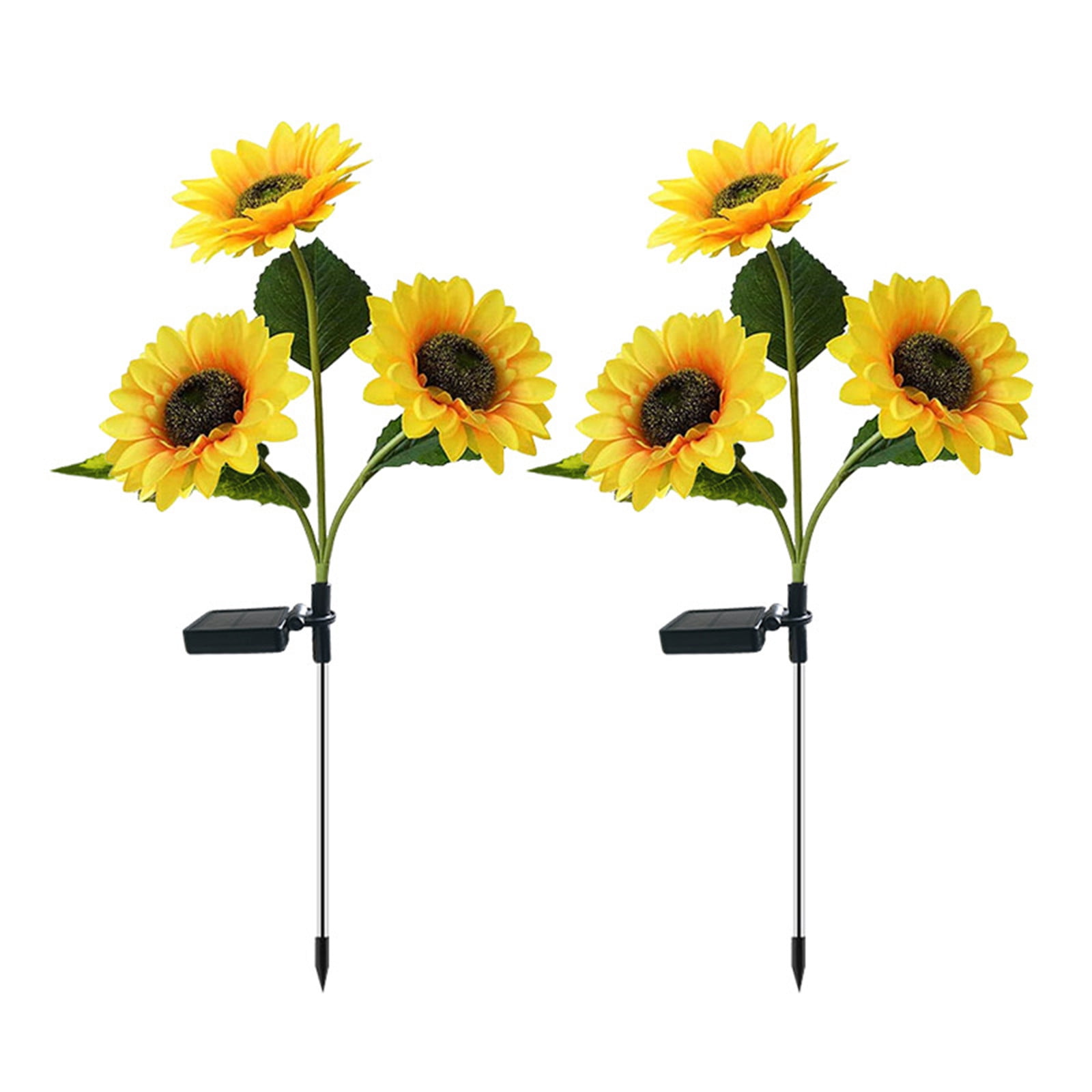 OAVQHLG3B Sunflower Solar Lightoos Outdoor, 2 Pack Solar Garden Lights ...