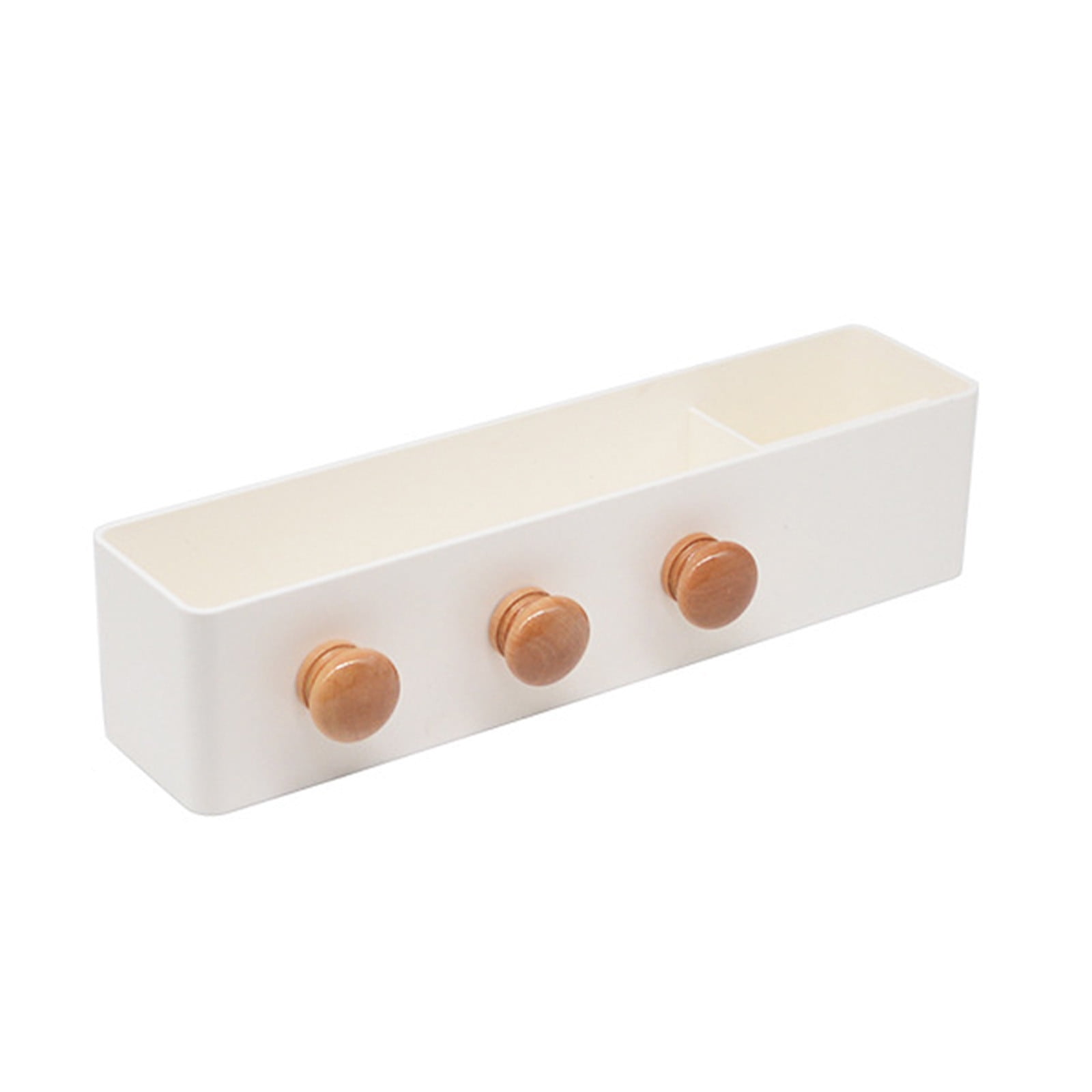 OAVQHLG3B Wall Storage Shelf With Hooks Remote Control Multifunctional ...