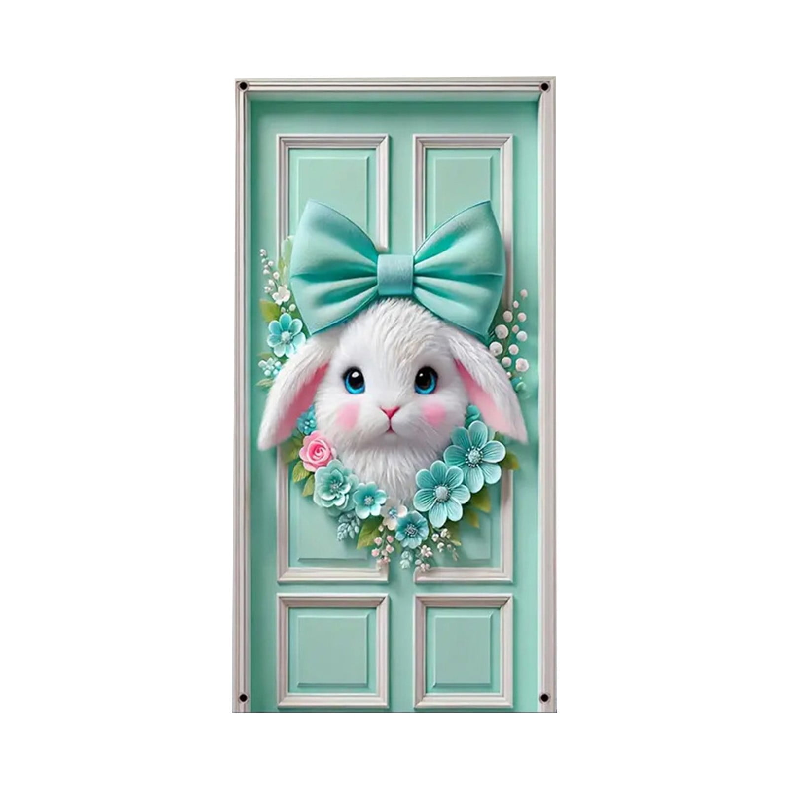 OAVQHLG3B Welcome Spring Door Cover Decorations Happy Spring Summer ...