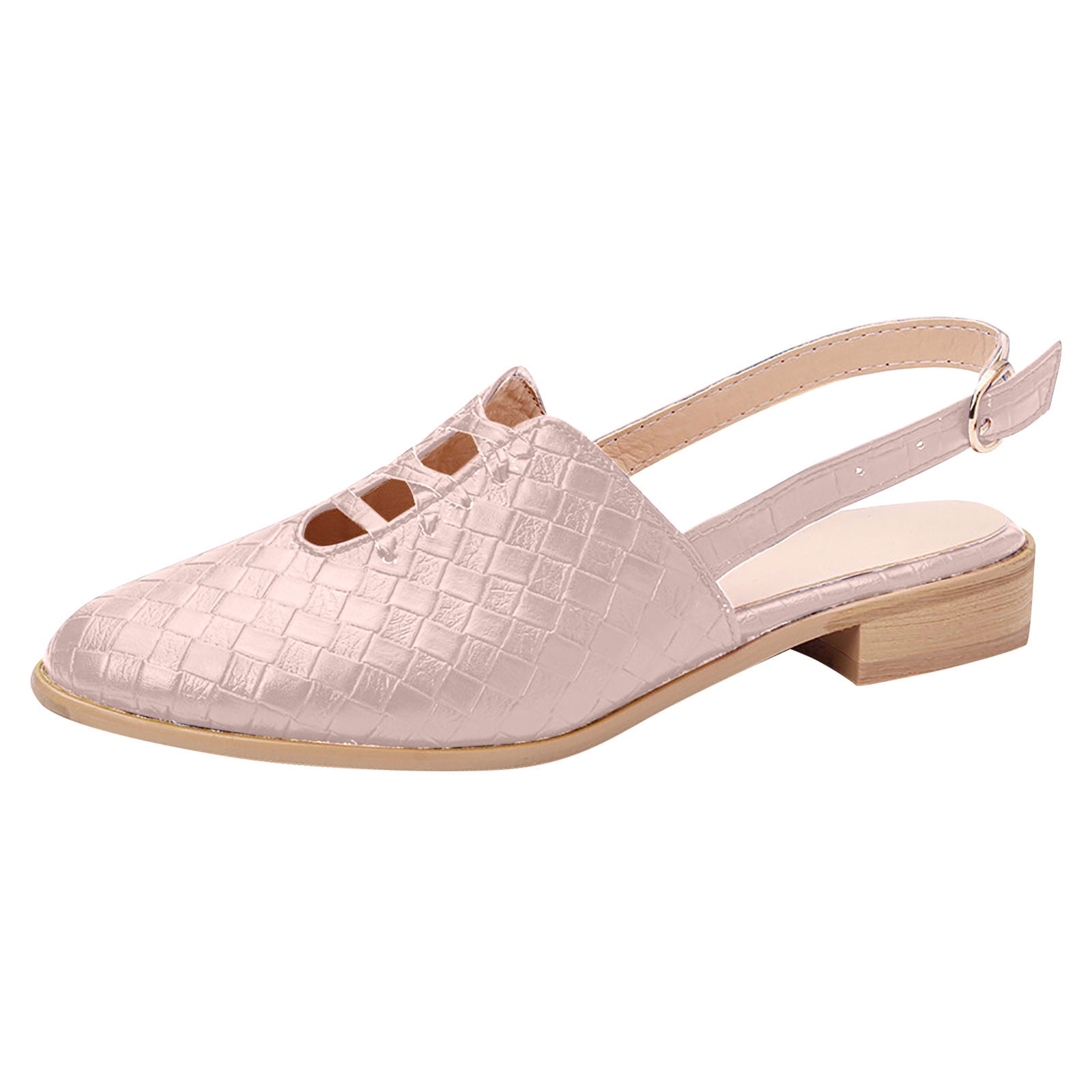 OAVQHLG3B Women's Summer Trendy Sandals Slingback Sandals Pointed Toe ...