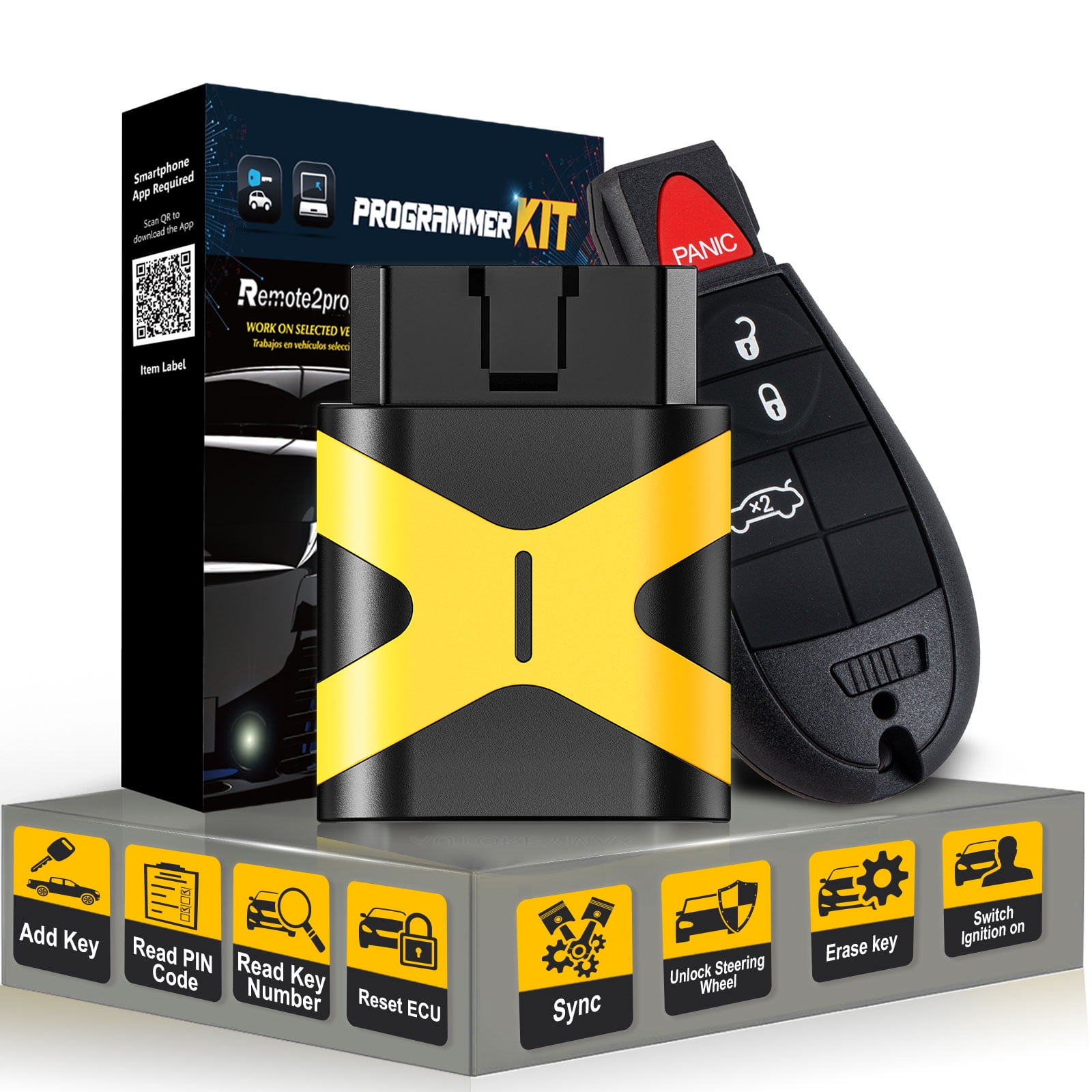 OBD DIY Programmer for Car Key/Easy and Safe/Bluetooth and Keyless ...