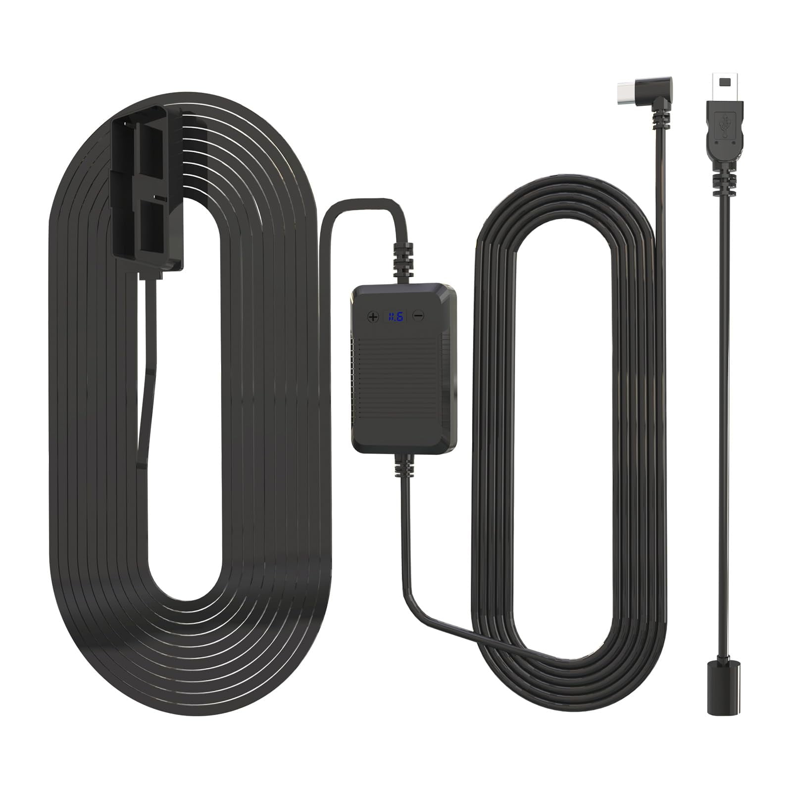 OBD Hardwire Kit for Pruveeo Dashcam, 12V-30V to 5V/3A Type-C Port ...