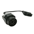 Obd Ii Adapter Cable 20 Pin To Obd2 Connector Round Diagnostic Scanner