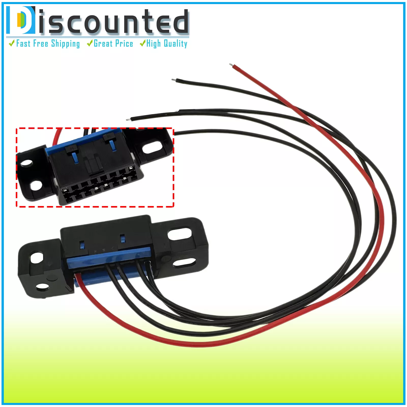 OBD II OBD2 Serial Port Harness Connector Pigtail Data Link For GM ALDL ...