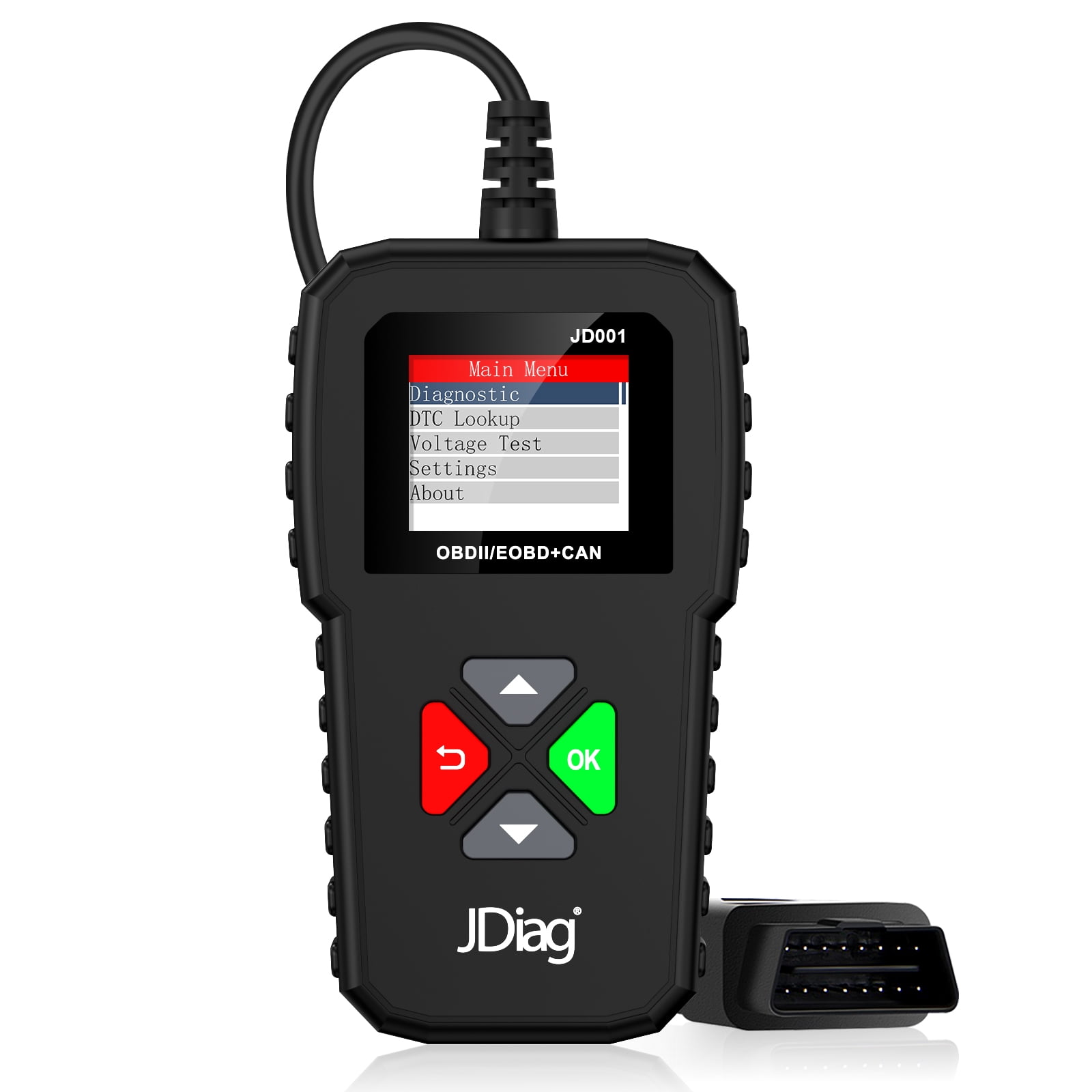 OBD II Scanner, Professional OBD2 Engine Fault Code Reader CAN ...