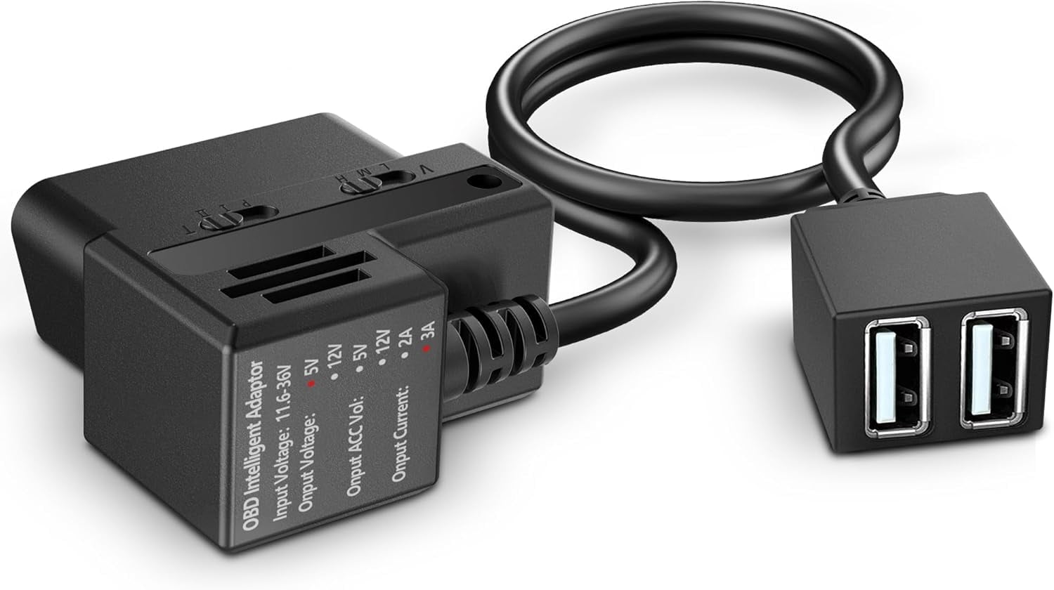 OBD Power Cable for Dash Camera,Constant Power Cable for Garmin DashCam ...