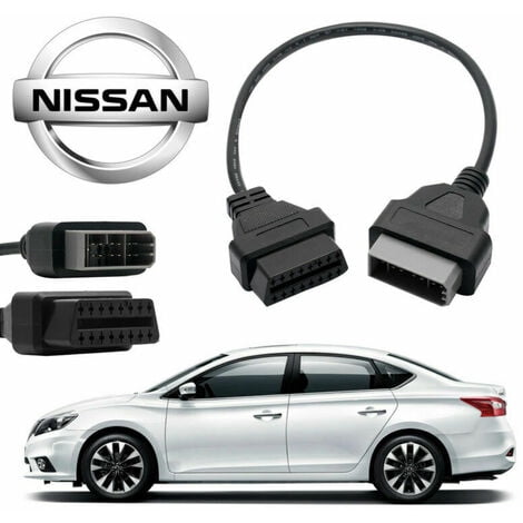 OBD to OBD2 14-16 pins Car Code Reader Diagnostic Adapter Cable NISSAN ...