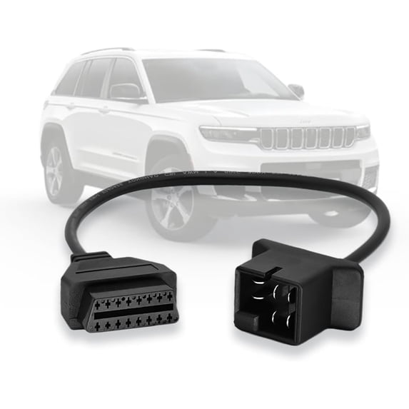 OBD1 to OBD2 Adapter Cable for Chrysler Vehicles OBD2 16Pin to OBD1 ...