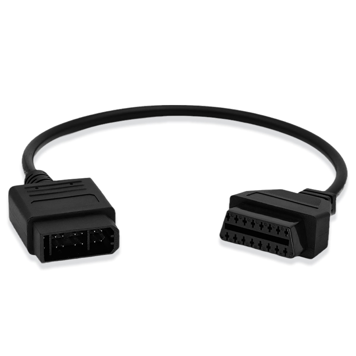 OBD1 to OBD2 Adapter Cable for Nissan Vehicles OBD2 16Pin to OBD1 14Pin ...
