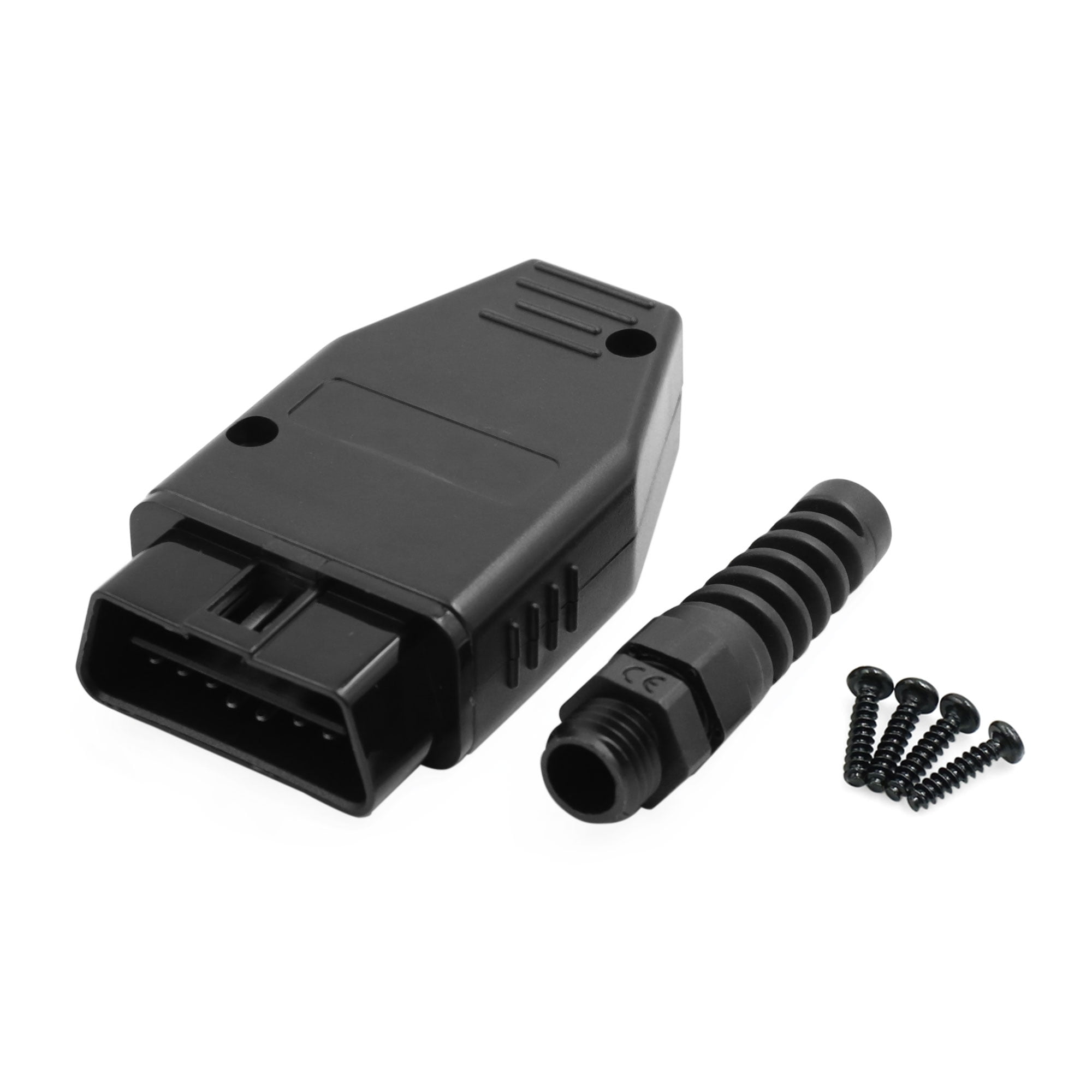 OBD2 16 Pin Car GPS Diagnostic Connector Adapter Socket Shell DC 12V ...