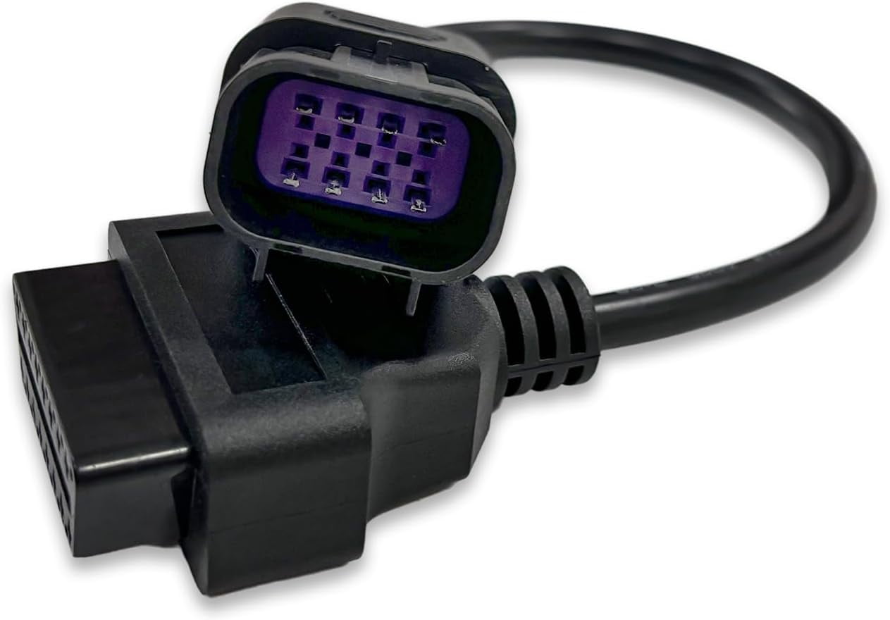 OBD2 Adapter Fit for Polaris 8 Pin to Obdii 16 Pin Female Connector,Fit ...