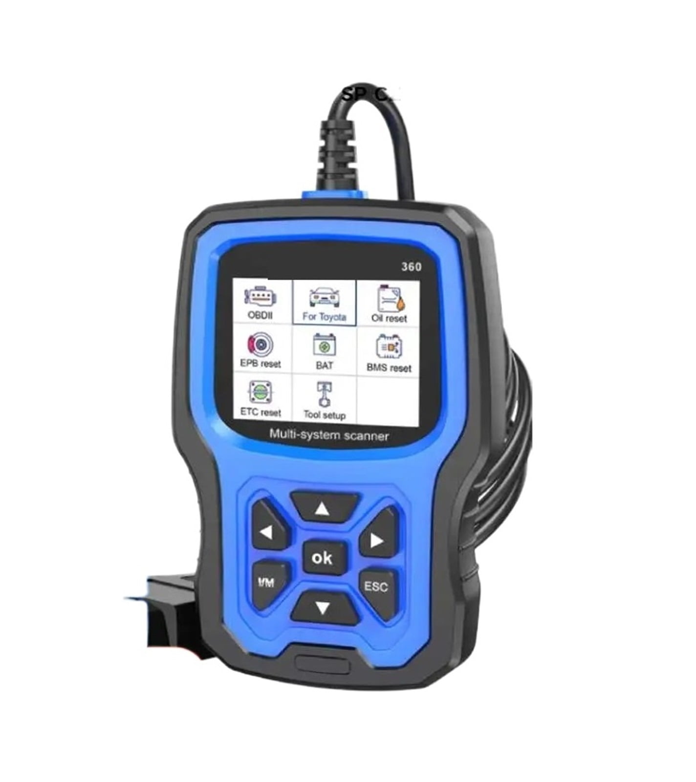 OBD2 Automotive Scanner Code Reader ABS EPB SRS OIL BAT Reset Obd Car Diagnostic Scan Tool ...