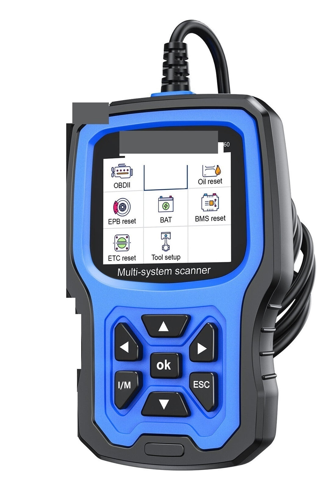 OBD2 Automotive Scanner For All System Code Reader ABS EPB SRS OIL ...