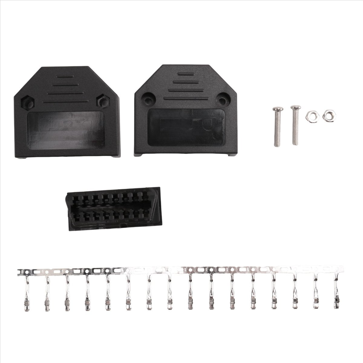 OBD2 OBD II 16 pin connector socket Diagnostic Tool Adapter ...