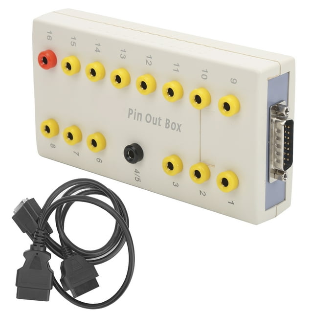 OBD2 Pin Out Box with Diagnostic Cable Kit Covere All Test Points Auto ...