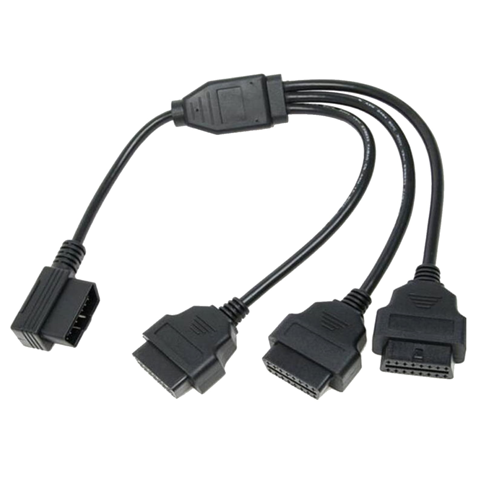 OBD2 Port Splitter Cable Automotive OBD2 Extension Cable L Shaped OBD2 ...