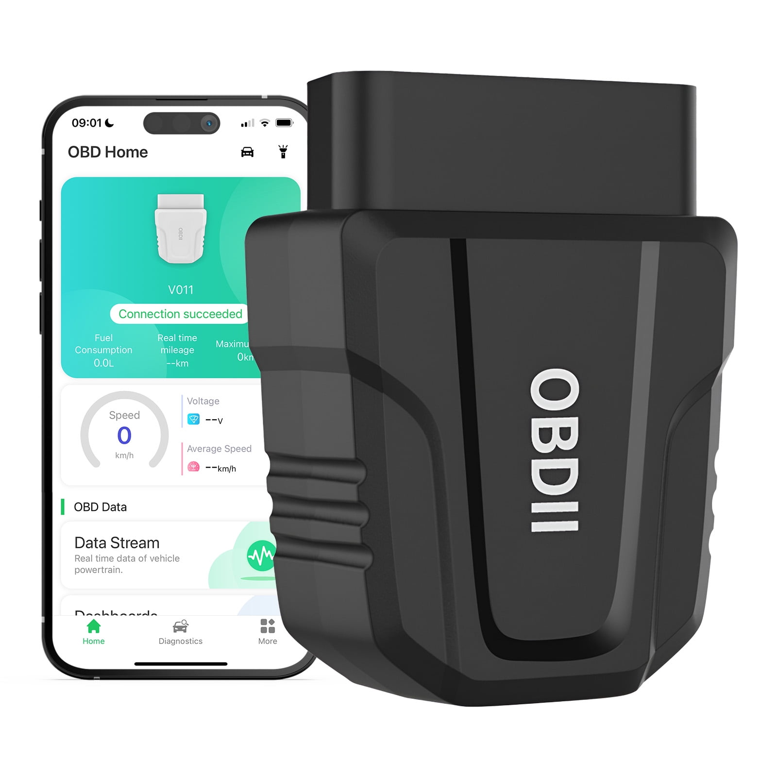 MMOBIEL OBD2 Scanner Bluetooth 5.4 – Wireless OBDII/EOBD Code Reader ...