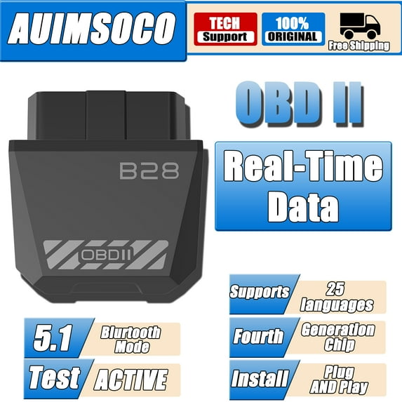 OBD2 Scanner Bluetooth, Car Code Reader Diagnostic Scan Tool For Dodge ...