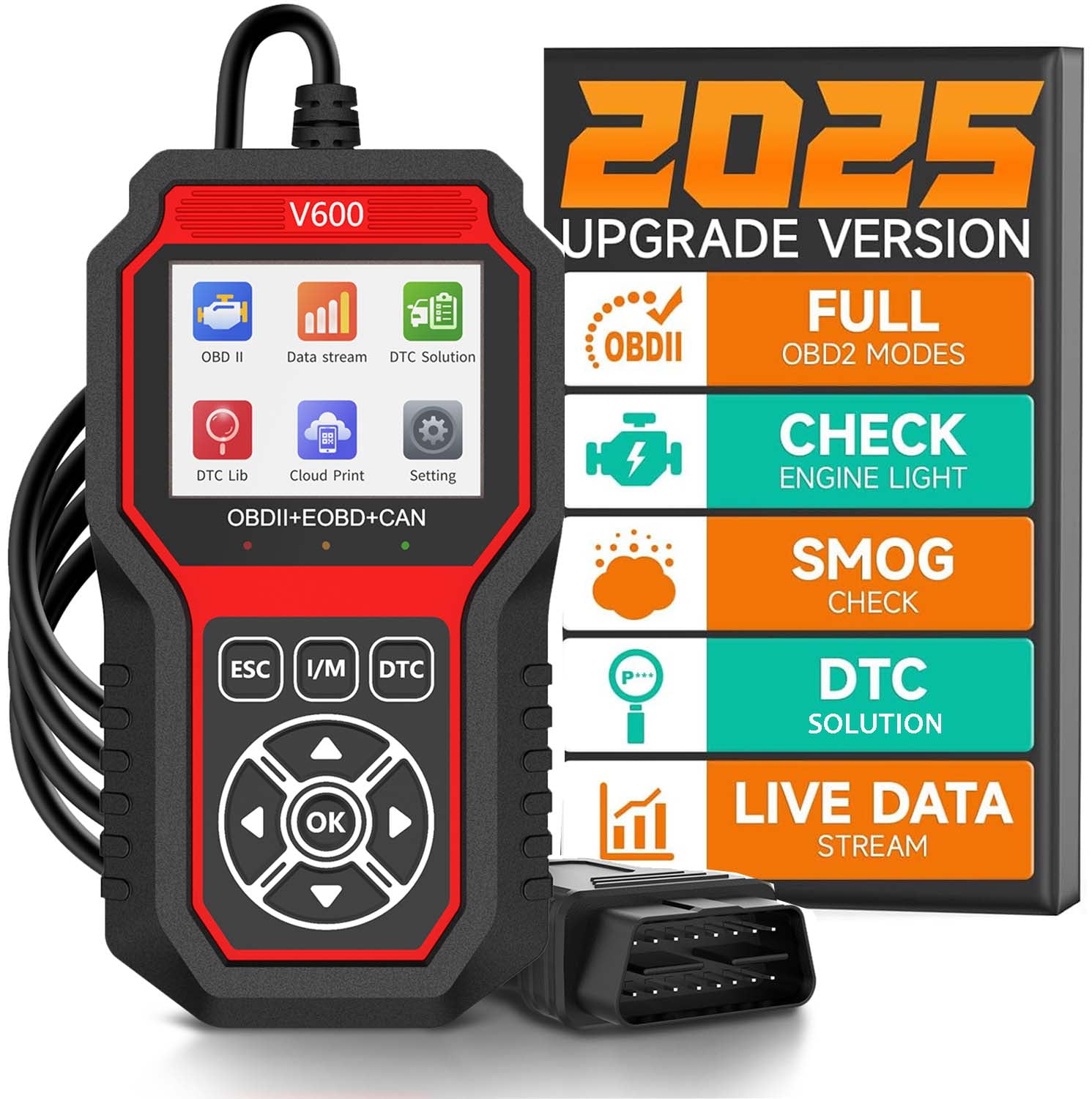 OBD2 Scanner Code Reader: ROTTAY Car Check Engine Code Reader, OBD2 ...