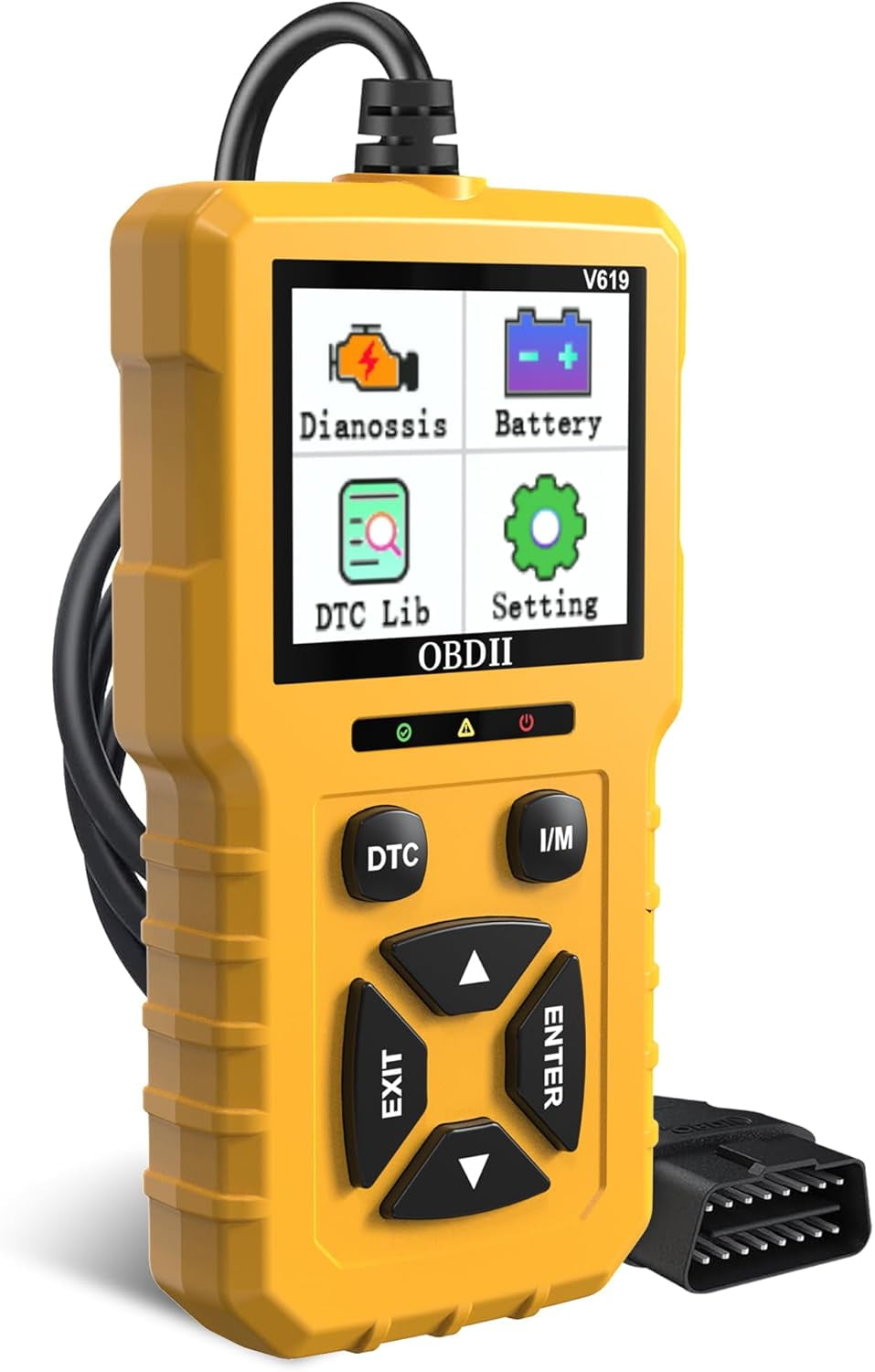 OBD2 Scanner Code Reader Tool: OBD Car Diagnostic Scan Tool - Auto Car Engine Fault Code Reader ...