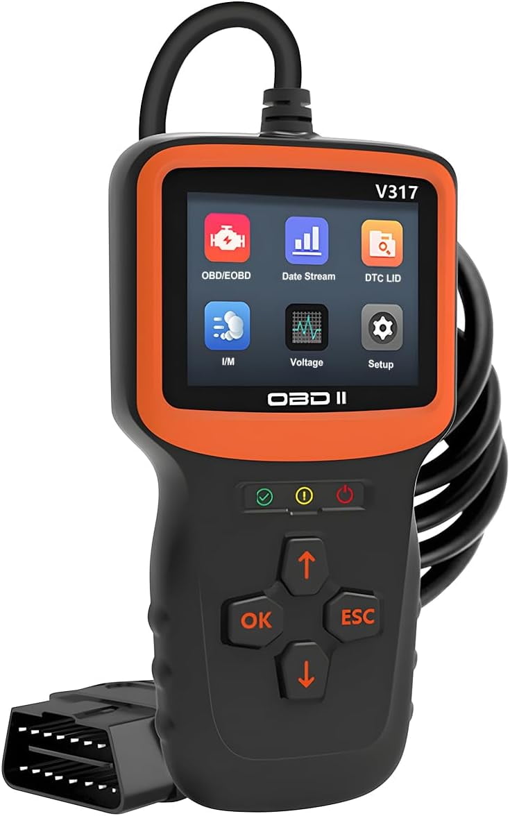 OBD2 Scanner Diagnostic Tool, Check Engine Fault Code Readers, Data ...