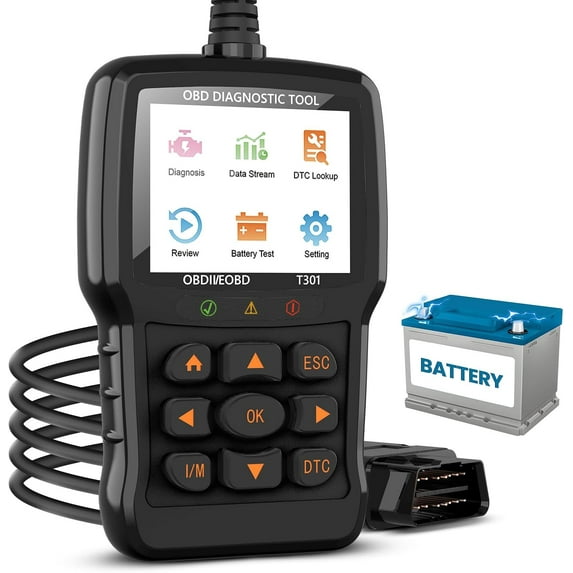 OBD2 Scanner Diagnostic Tool, Check Engine Light Code OBD2 Reader with ...