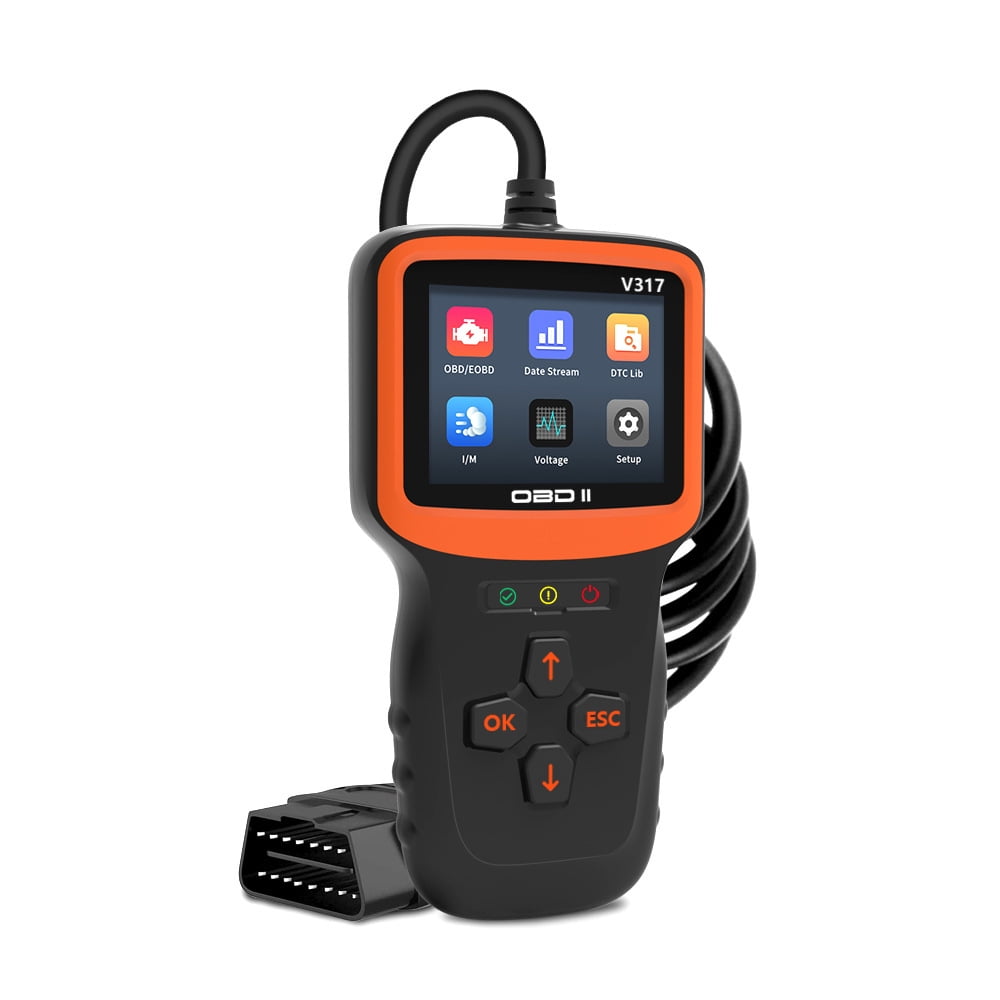 OBD2 Scanner Diagnostic Tool - Check Engine Light Code Reader, Reset ...