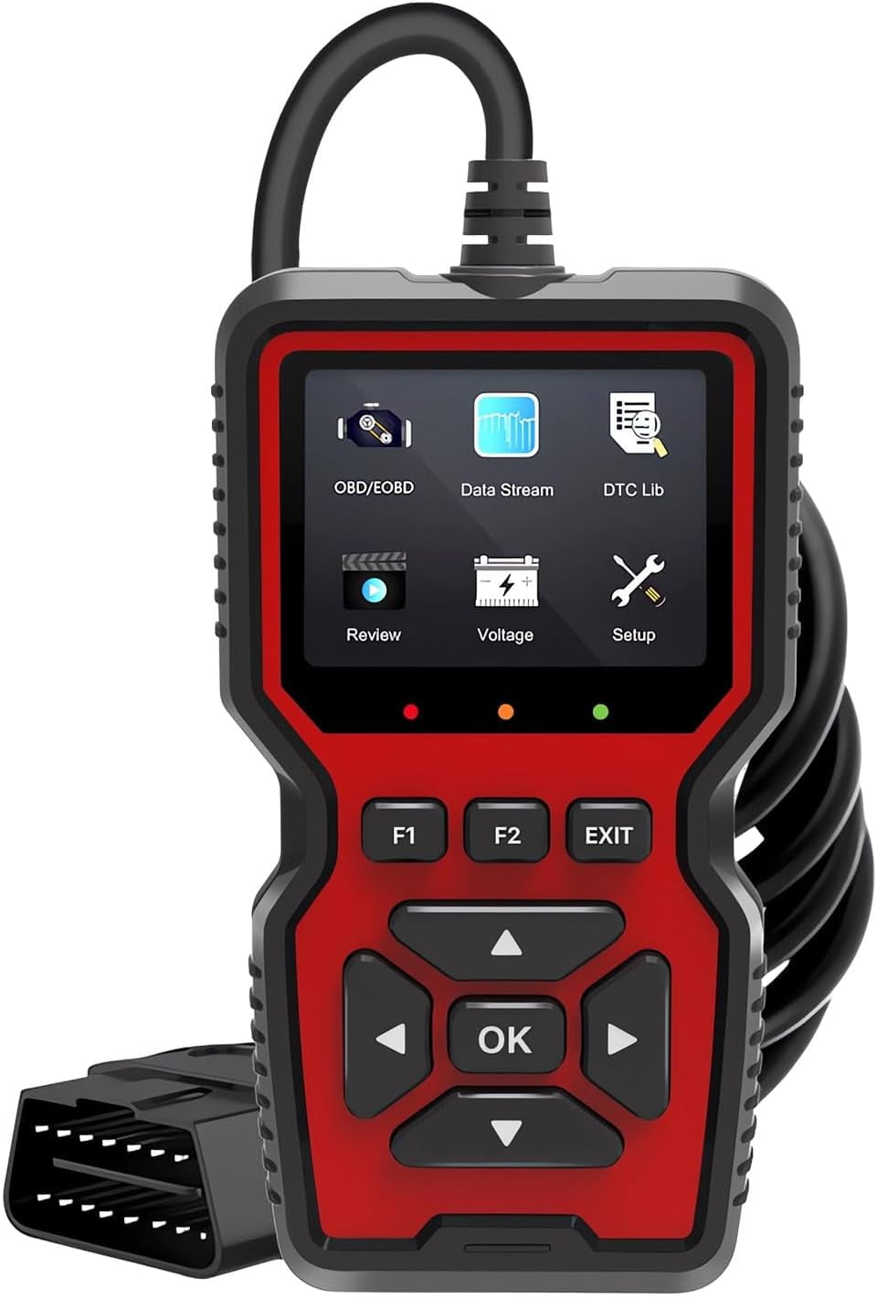 OBD2 Scanner Diagnostic Tool, Code Reader OBD II Scanner with Reset ...