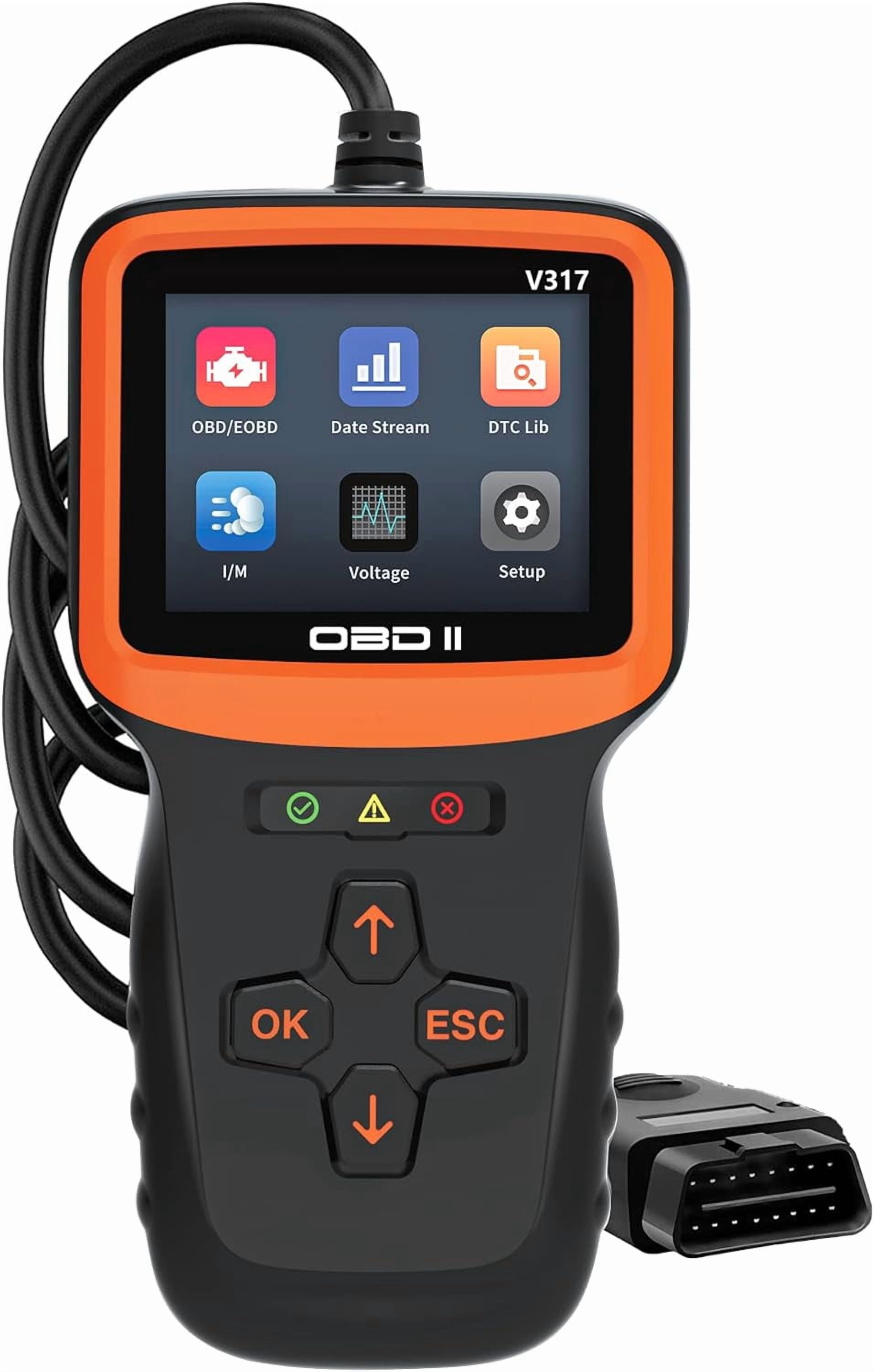 OBD2 Scanner Diagnostic Tool, Vehicle Check Engine Code Readers with ...
