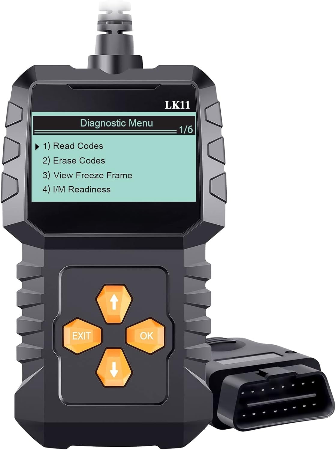 OBD2 Scanner Ease Setup Plug-Play: Clear Reset Engine Error Code Professional Code Reader ...