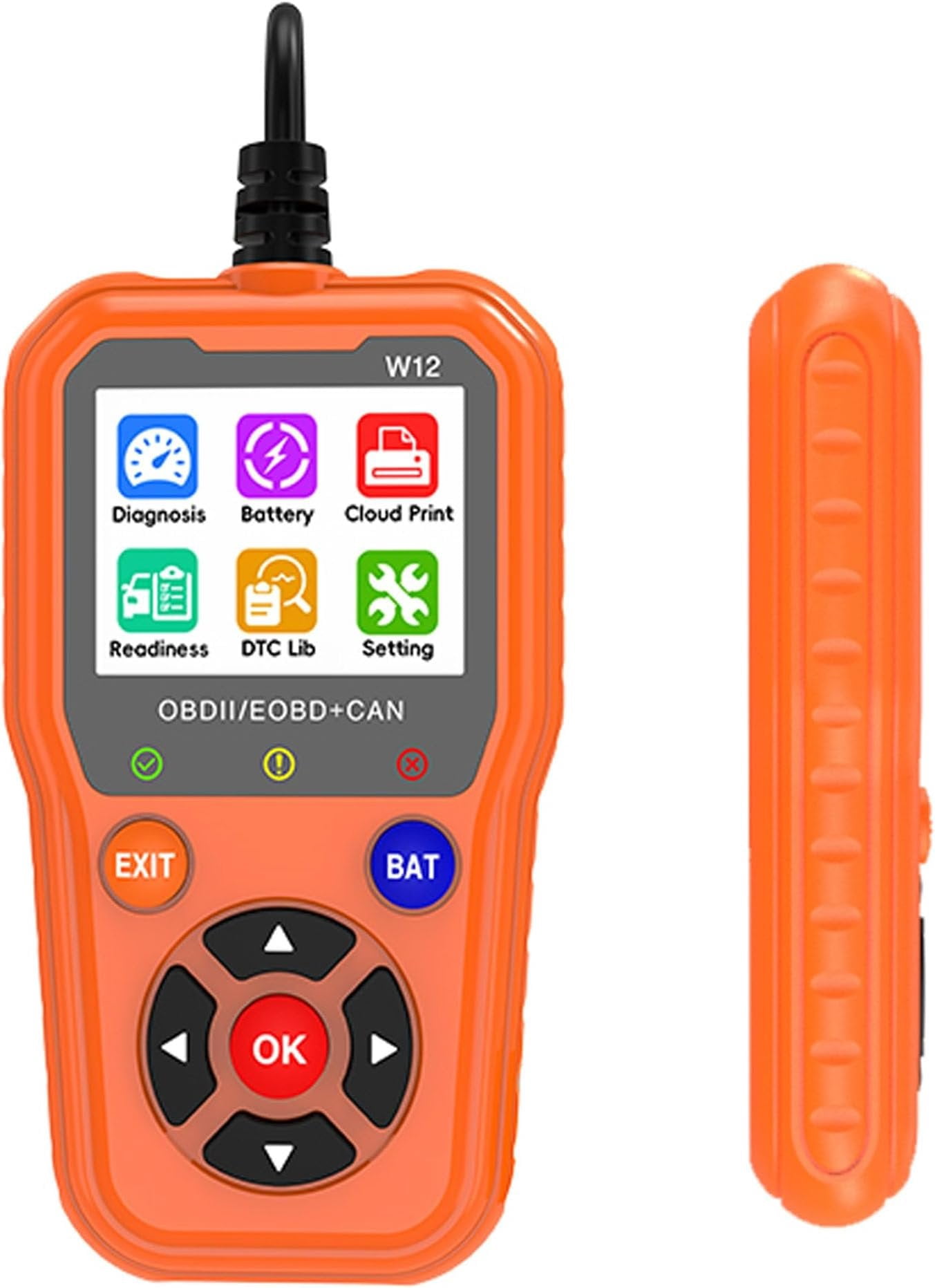 OBD2 Scanner, Fixd Diagnostic Tool, Check Engine Code Reader with Reset ...