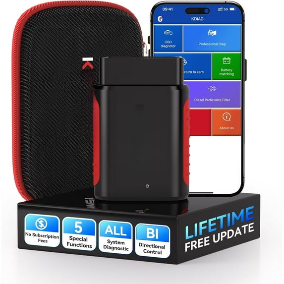 OBD2 Scanner - Full System Diagnostic Tool w/Bi-Directional Control ...