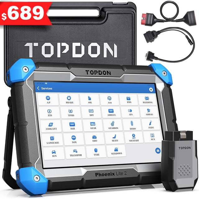 OBD2 Scanner, TOPDON Phoenix Lite 2 Car Diagnostic Scan Tool, Bi ...