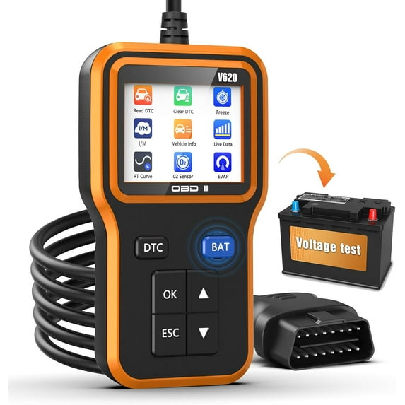OBD2 Scanner with Tester - Diagnostic Tool for That Check Engine Light ...