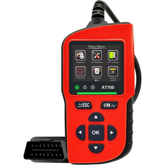 OBD2 Scanner, Universal Automotive Engine Fault Code Reader, Live Data ...