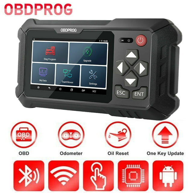 OBDPROG Doctor M500 Auto Vehicle Engine Diagnostic Tool, Car Odometer Mileage Reset Tool ...