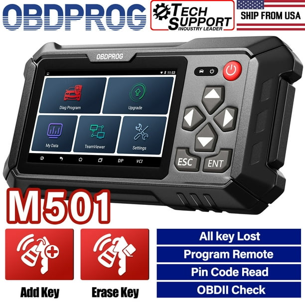 OBDPROG M501 Car Scanner Tool OBD2 Code Reader Engine Diagnostic Tool ...