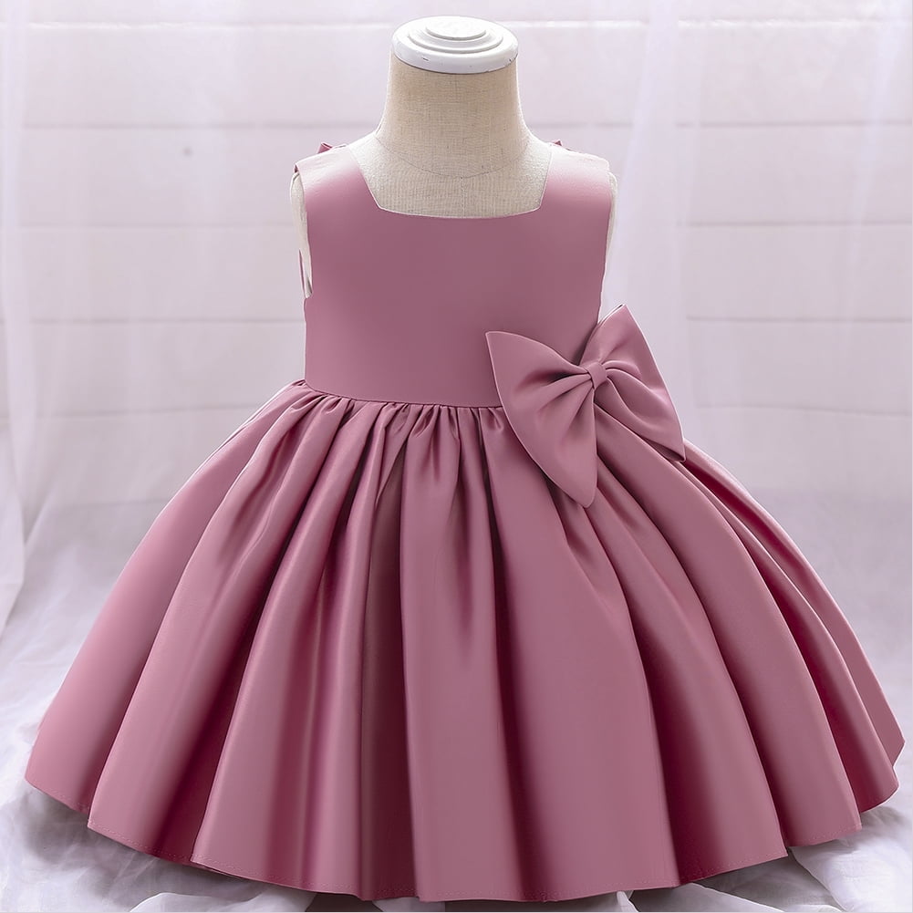 OBEEII Dress for Girls Sleeveless A-line Fluffy Dresses Princess ...