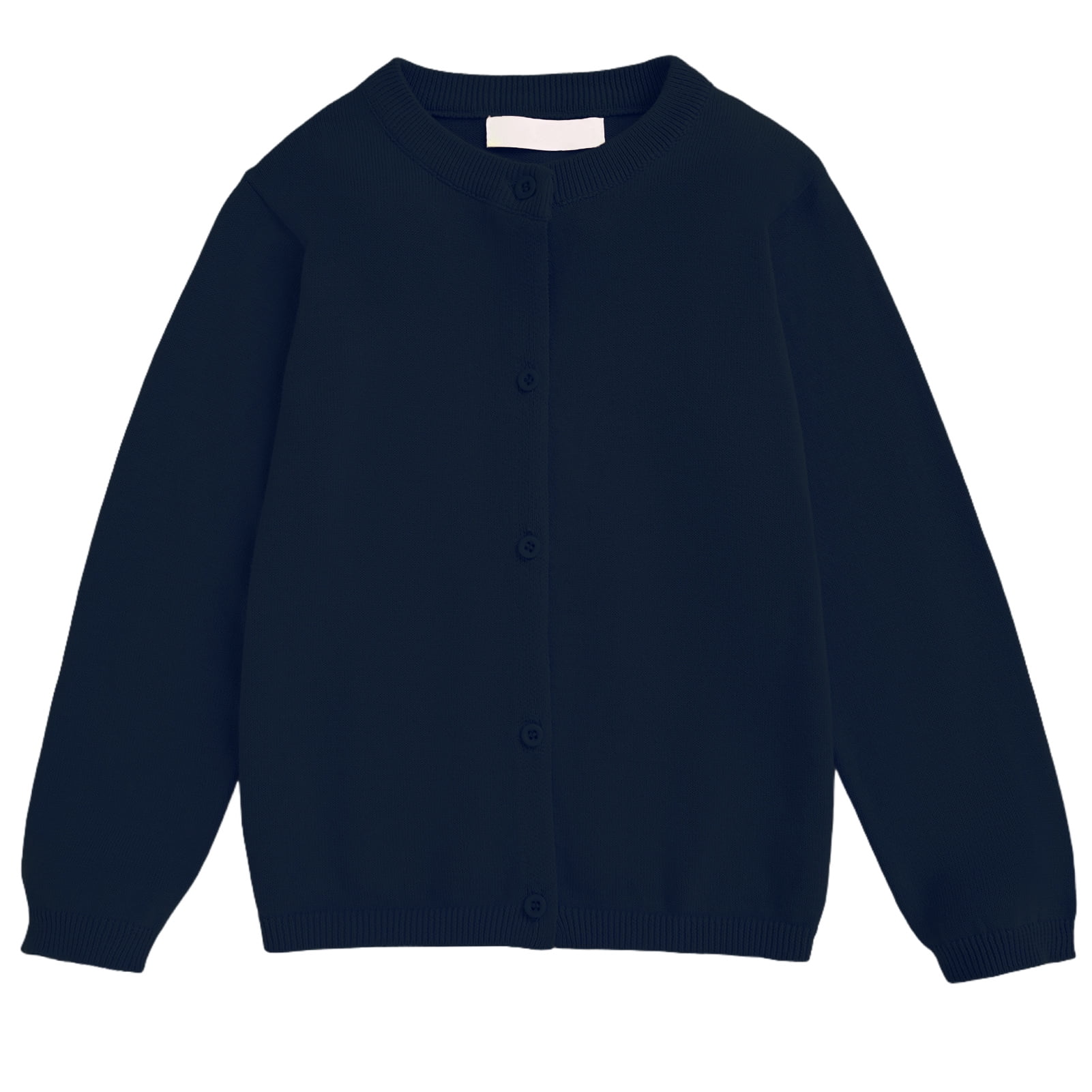 OBEEII Kids Girls Crochet Cardigan Button Down Cardigan Tops Knitted ...