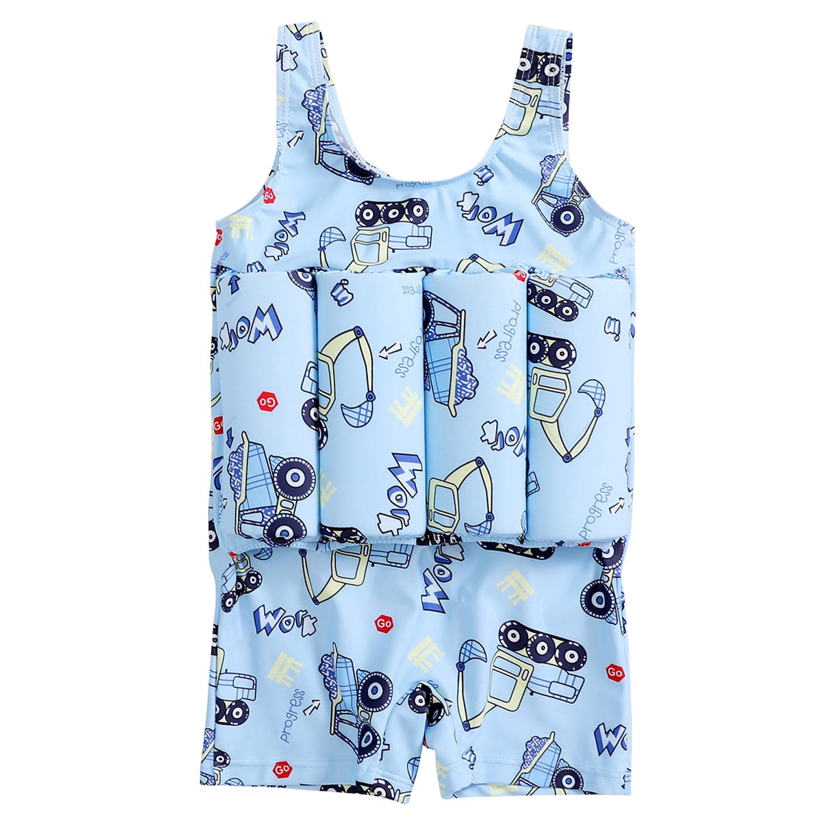 OBEEII Summer Kid Sleeveless Float Suit Floating Swimsuit One-piece ...