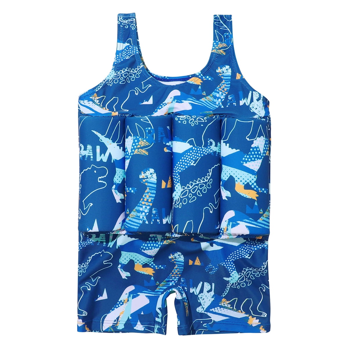 OBEEII Summer Kid Sleeveless Float Suit Floating Swimsuit One-piece ...
